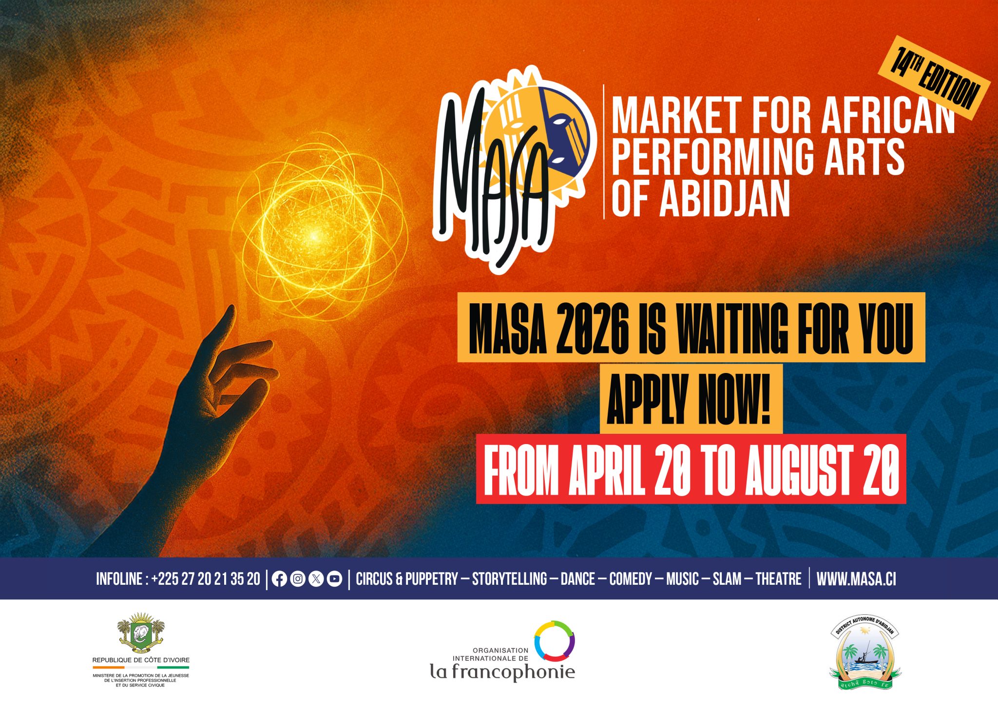 Abidjan Market for Performing Arts – MASA 2026 : call for application ...